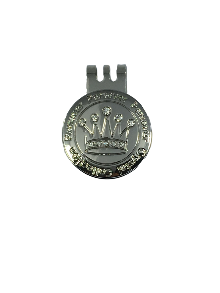 Parsaver Golf - Crown Ball Marker embellished with crystals from Swaro
